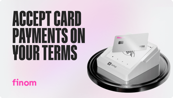 Finom | Accept card payments on your terms with SumUp offer